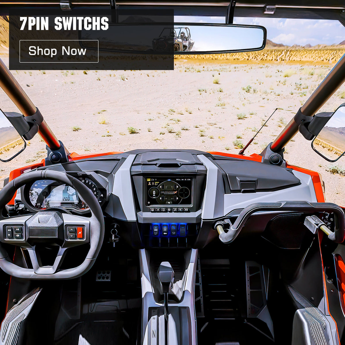 7 Pin On/Off/On Switch Versatile DPDT Control - Nilight