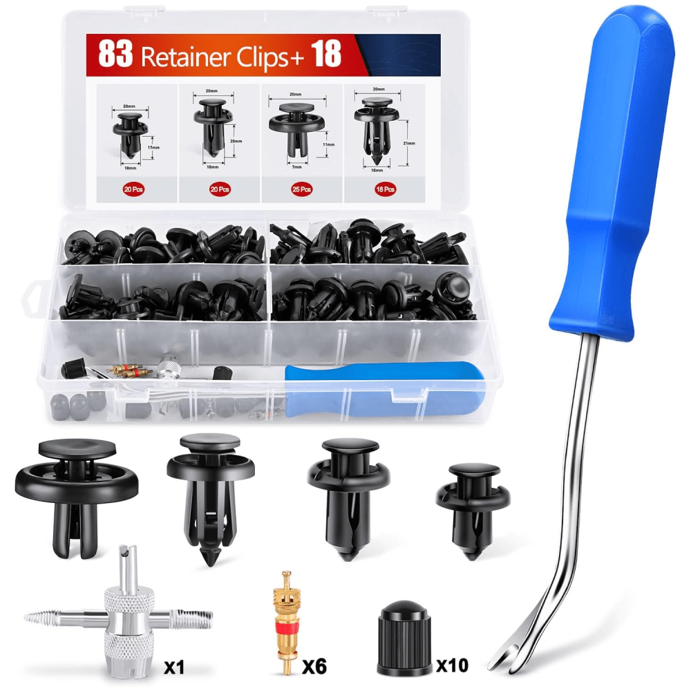 101 Pcs Bumper Splash Shield Retainer Metal Insert Clips for Acura Hon ...