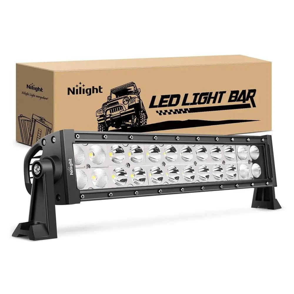 13.7 Inch 72W Double Row Spot Led Light Bar – Nilight