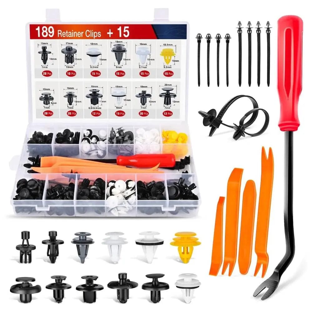 204 Pcs Bumper Retainer Clips Car Push Retainer Kit - Nilight