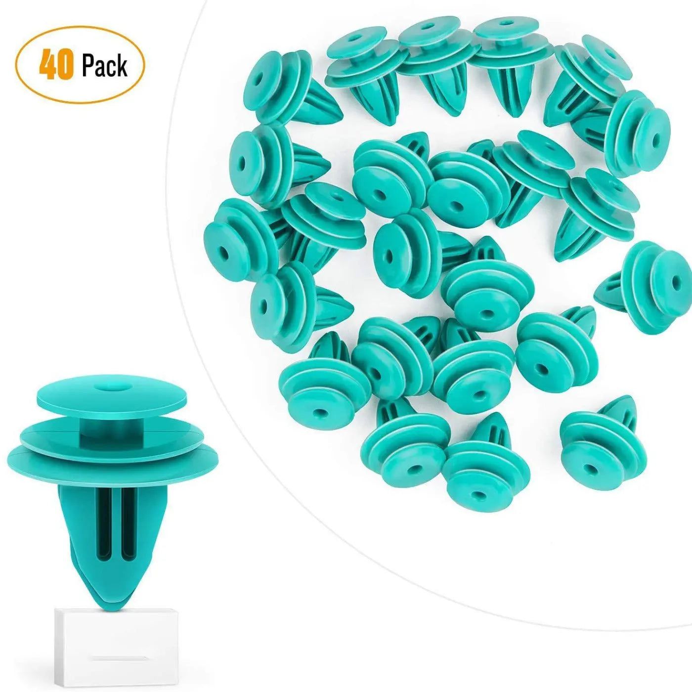 25 Pcs Toyota Head 18mm Hole 9mm Trim Door Panel Retainer Clips For Si ...