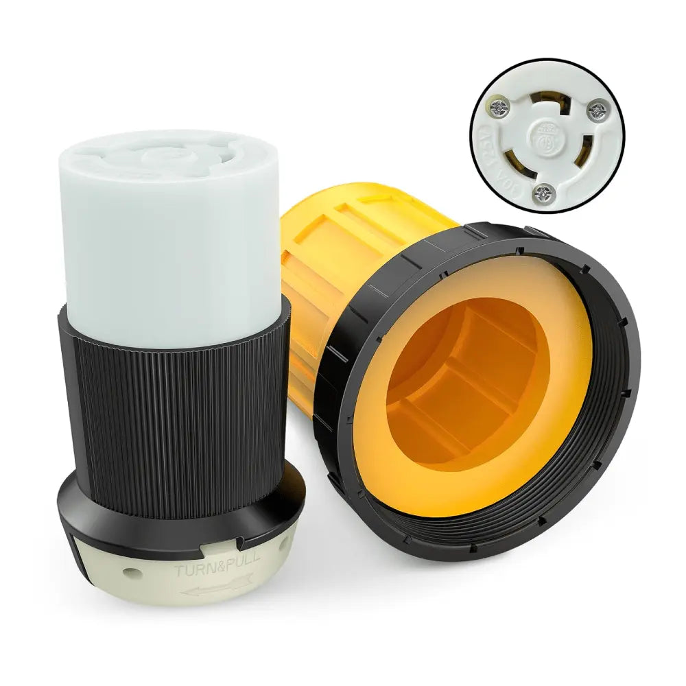 30AMP RV Plug Power Cord Inlet Cover Ring Twist Lock – Nilight