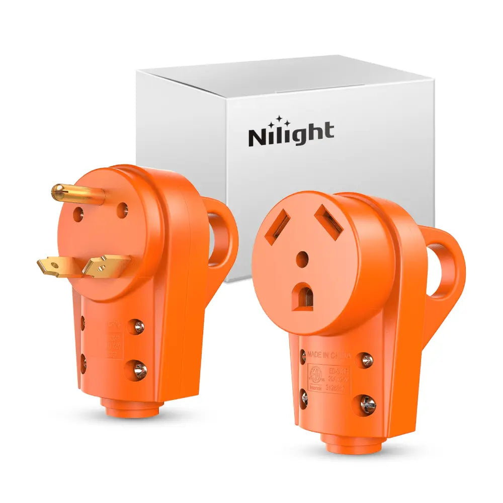 30Amp RV Male Female Plug - Nilight