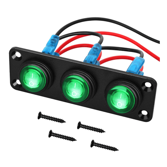 3 Gang Switch Panel LED Equipment - Nilight