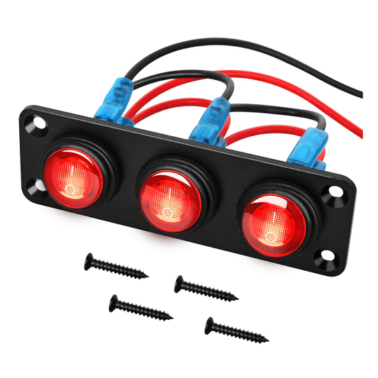 3 Gang Switch Panel LED Equipment - Nilight