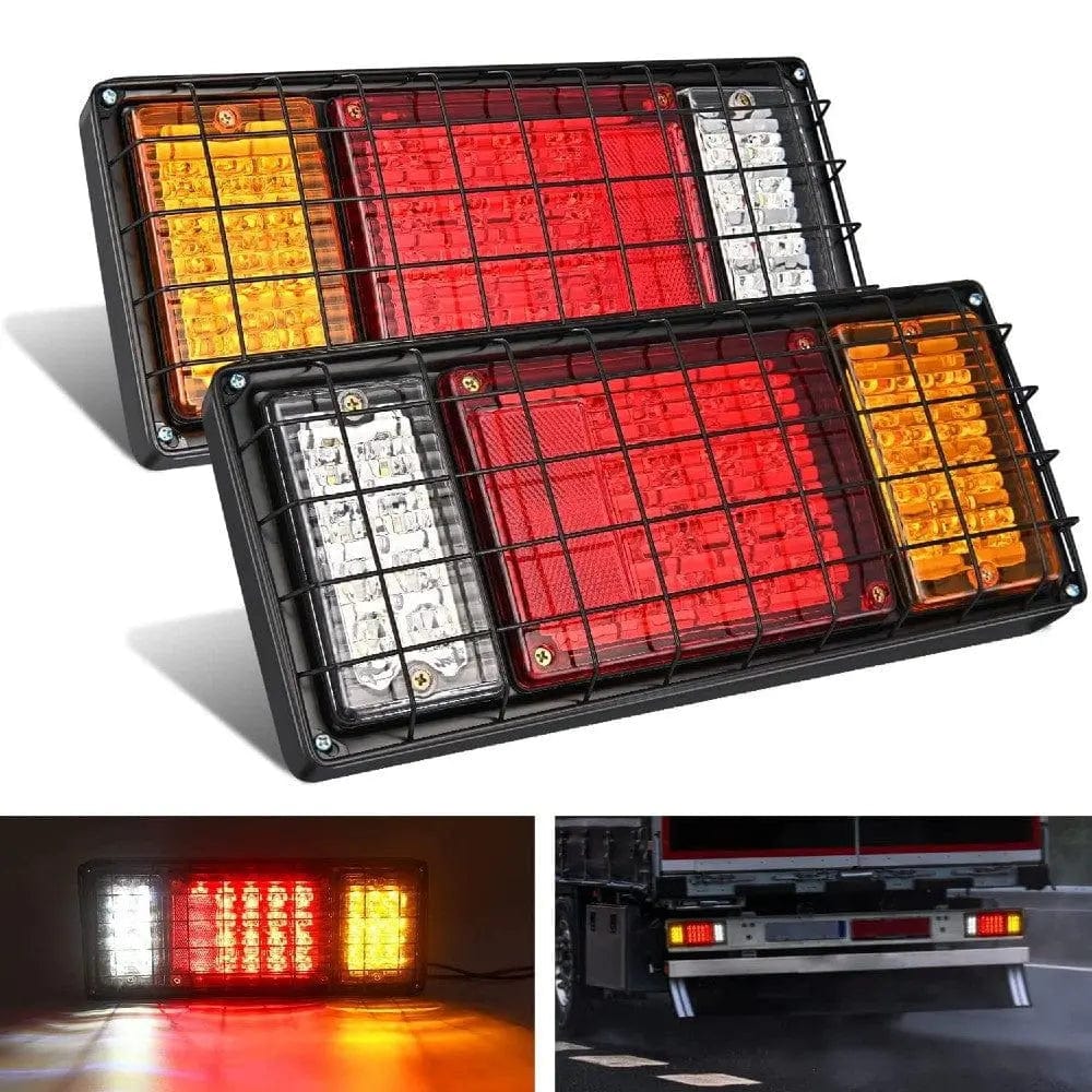 40 Leds Tri-color Iron Frame Taillight (Pair) – Nilight