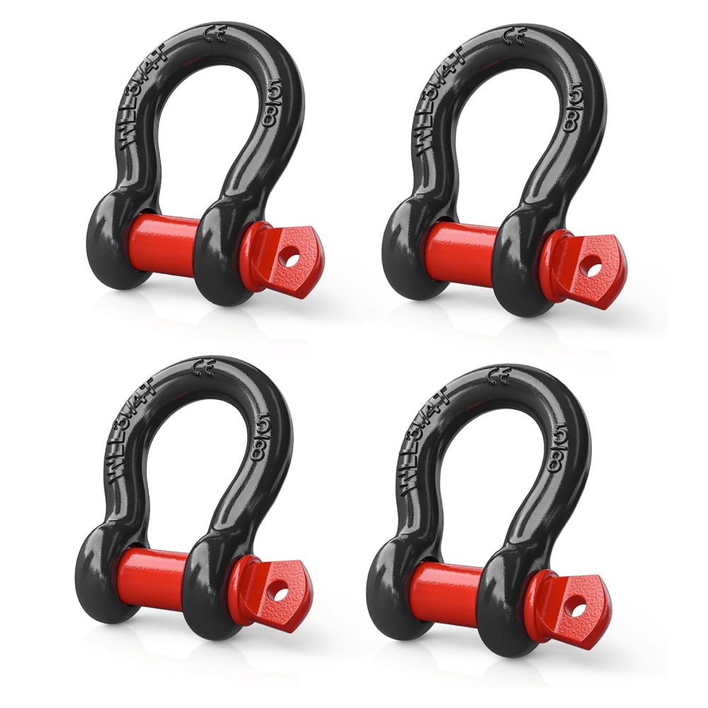 5/8 Inch D-Ring Shackle 4 Packs – Nilight