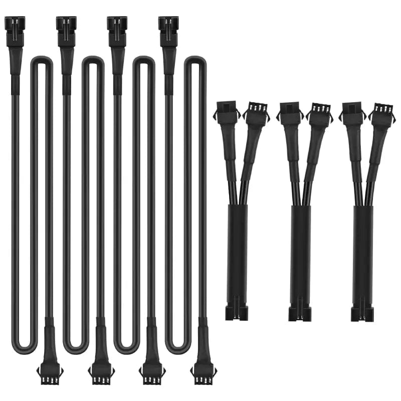 4Pcs 2FT Extension Cords | 3Pcs 2 Way Y Splitter 4PIN Extension Cord ...