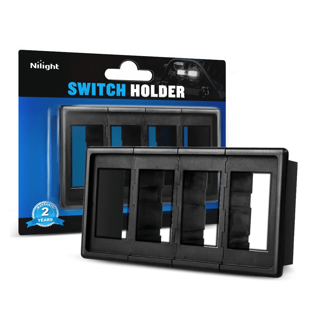 4Pcs Rocker Switch Holder Panel Housings – Nilight