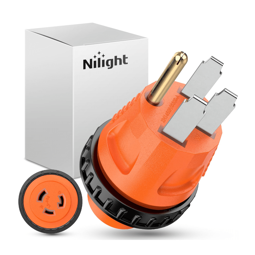 50Amp Male to 30Amp Twist Lock Female RV Power Adapter – Nilight