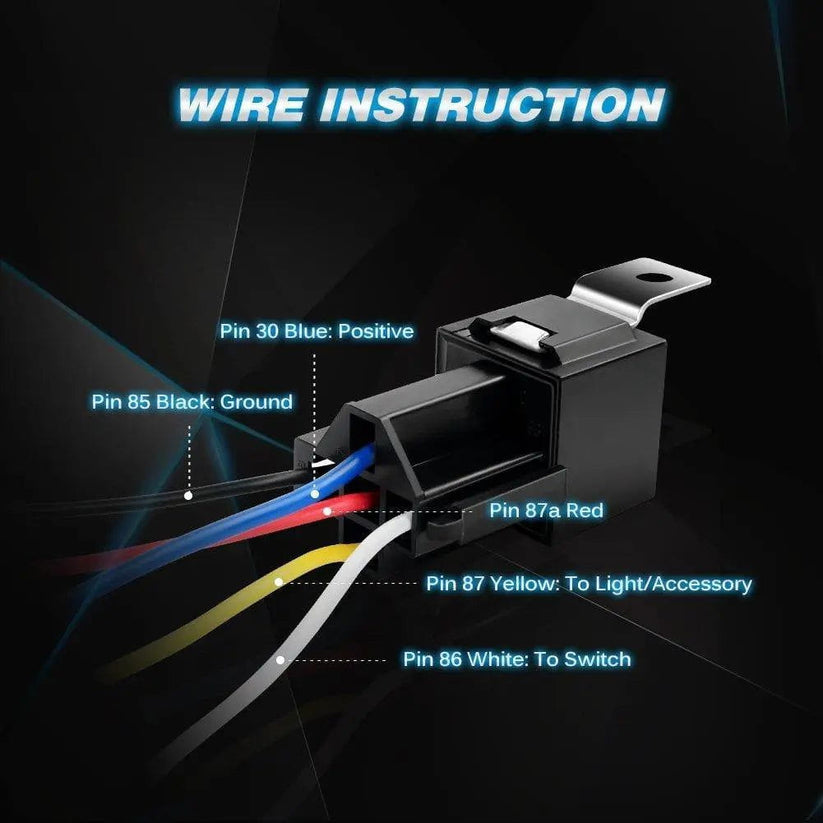 5pcs 5Pin Relays with 5Pin Harness Sockets – Nilight