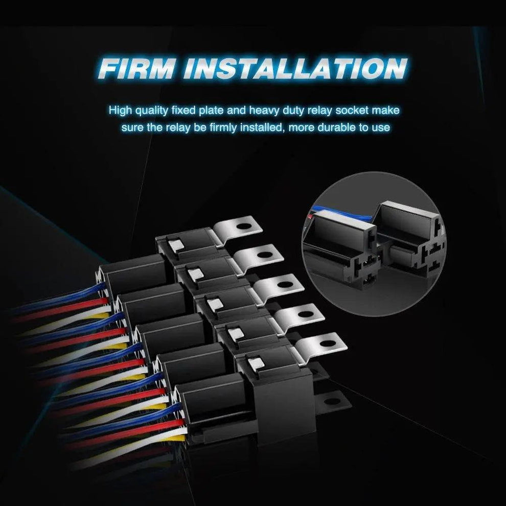 5pcs 5Pin Relays with 5Pin Harness Sockets – Nilight