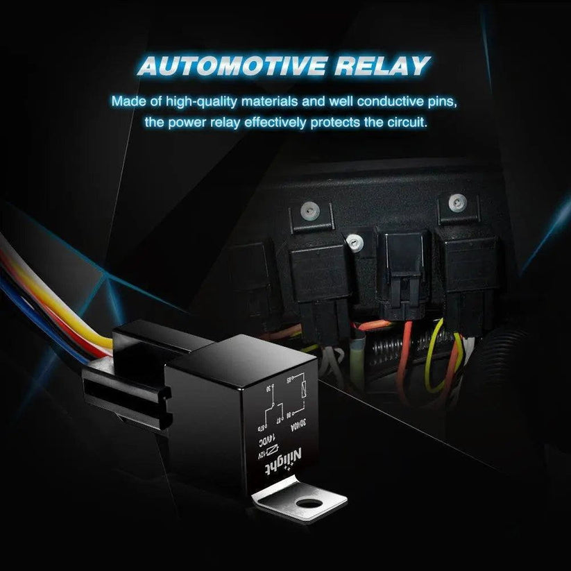 5pcs 5Pin Relays with 5Pin Harness Sockets – Nilight
