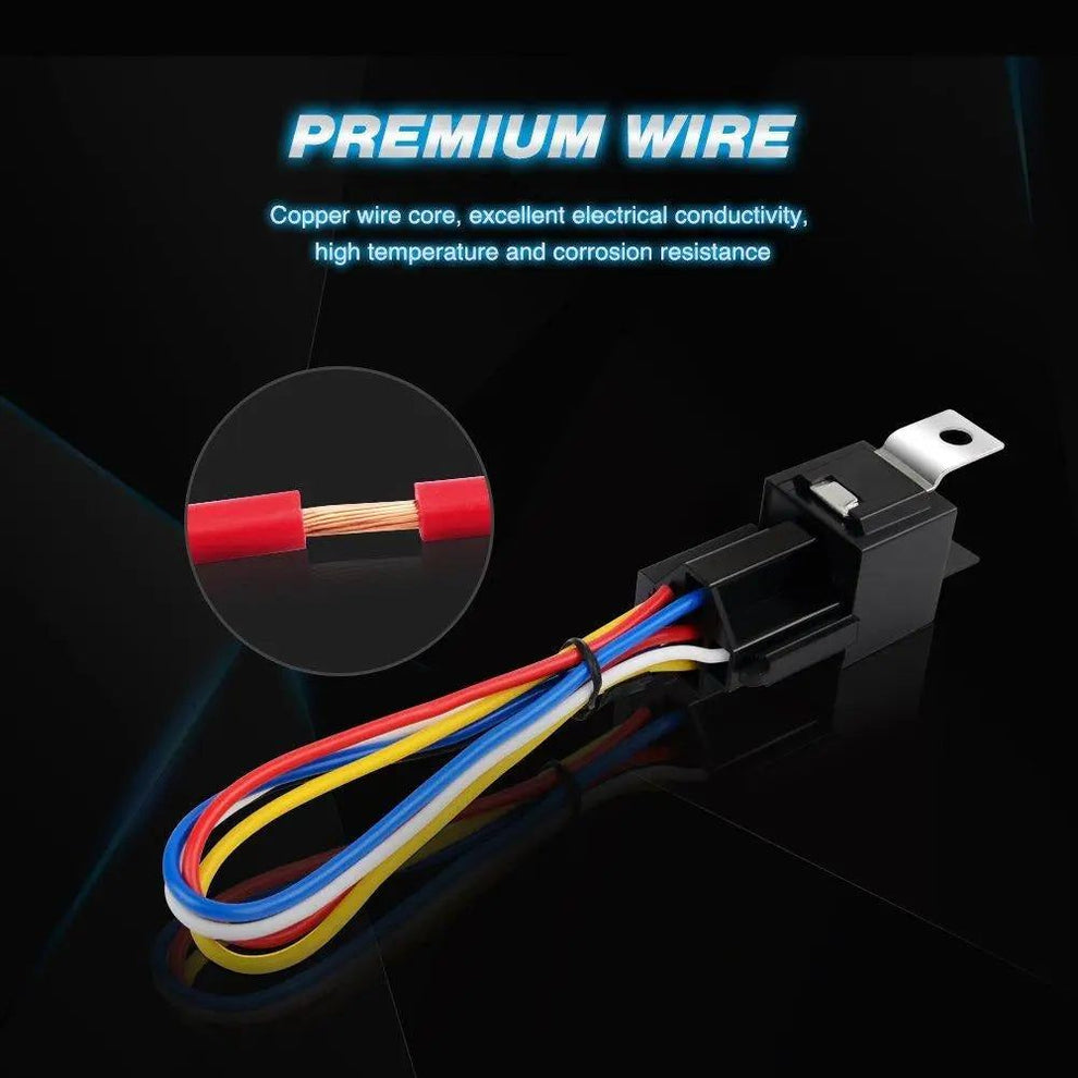 5pcs 5Pin Relays with 5Pin Harness Sockets – Nilight