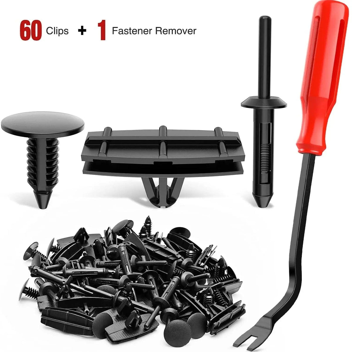 60 Pcs Blind Rivet Fender Flare Rocker Moulding Clip Bumper Shield Ret ...