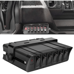 6Gang SPST Rocker Switch Box 60Amp Max – Nilight