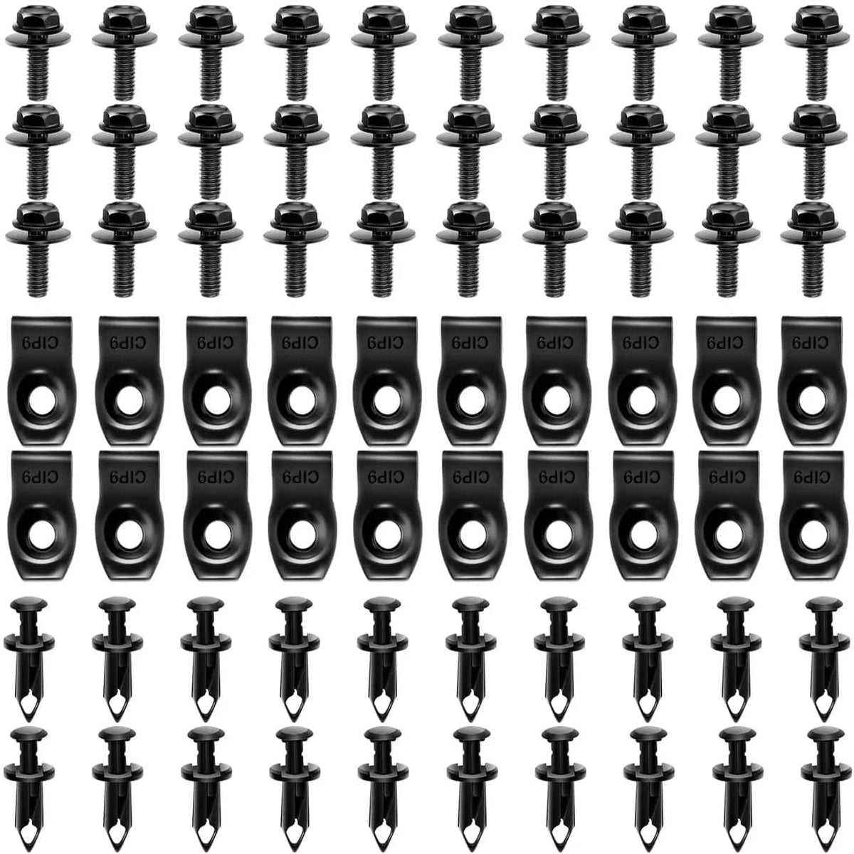 70 Pcs Retainer Fastener Rivet Clips For Infiniti G35 G37 FX35 FX45 ...