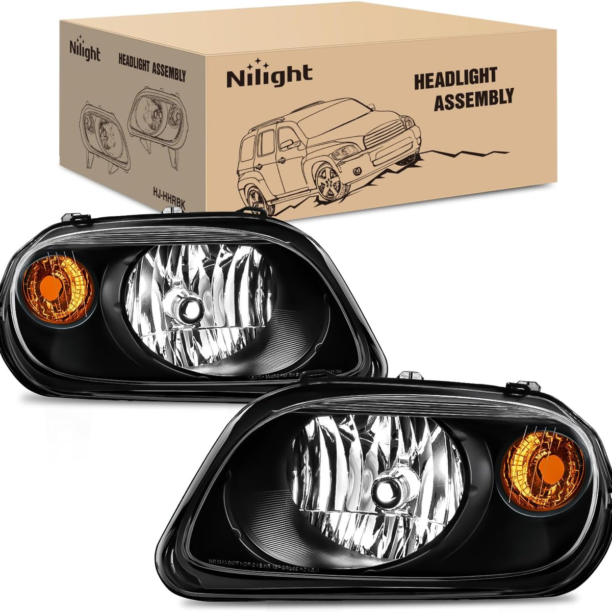 Headlight Assembly Compatible with 2006 2007 2008 2009 2010 2011 Chevy ...