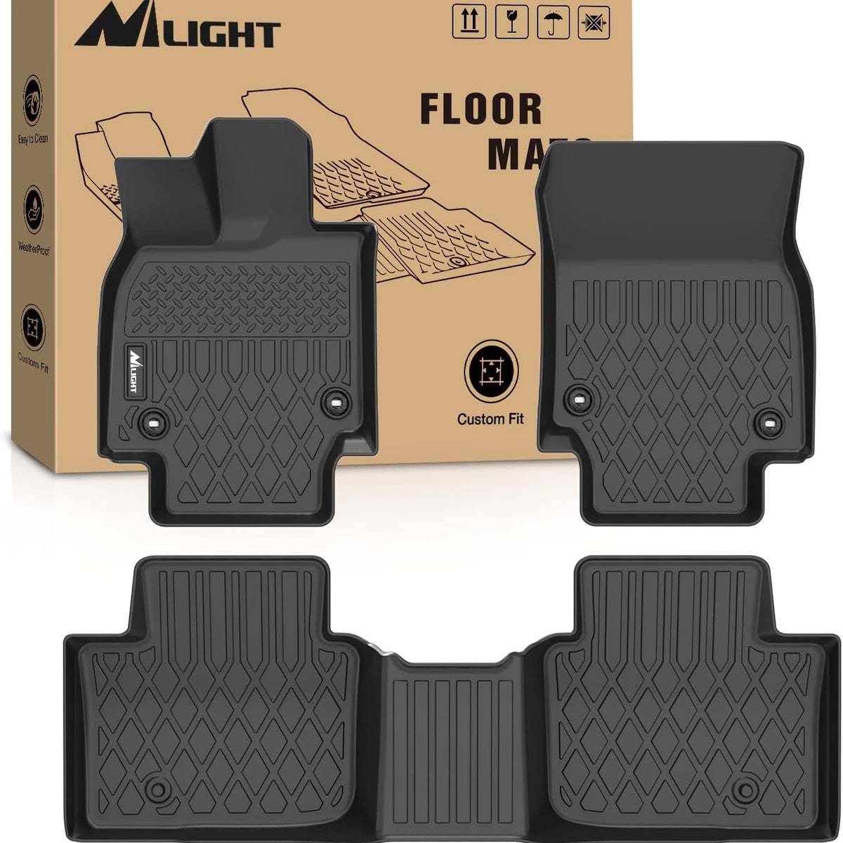 TPE Floor Mats for Toyota Crown 2023 2024 2025 2026 / Toyota Crown ...