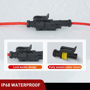 120PCS 1 Pin Electrical Connector ‎Plug Male Female Terminal Wire Conn ...