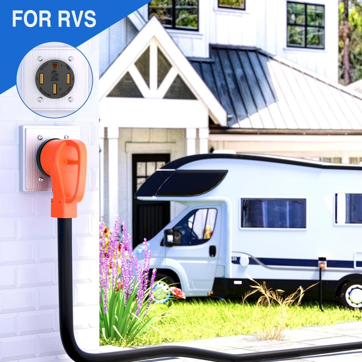 50Amp RV Power Outlet Panel – Nilight