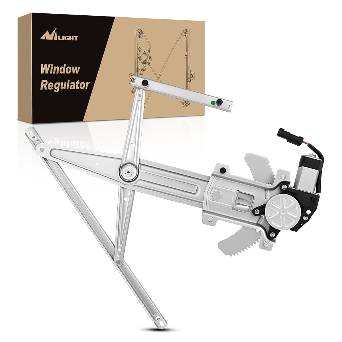 Front Passenger Window Regulator with Motor, Compatible with Chevy ...
