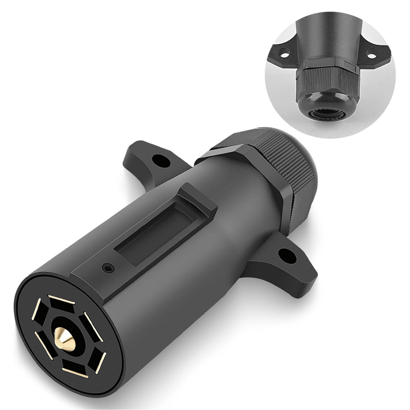 6 Way Trailer Plug Replacement Optronics ACP7S 7-Way Round Trailer ...