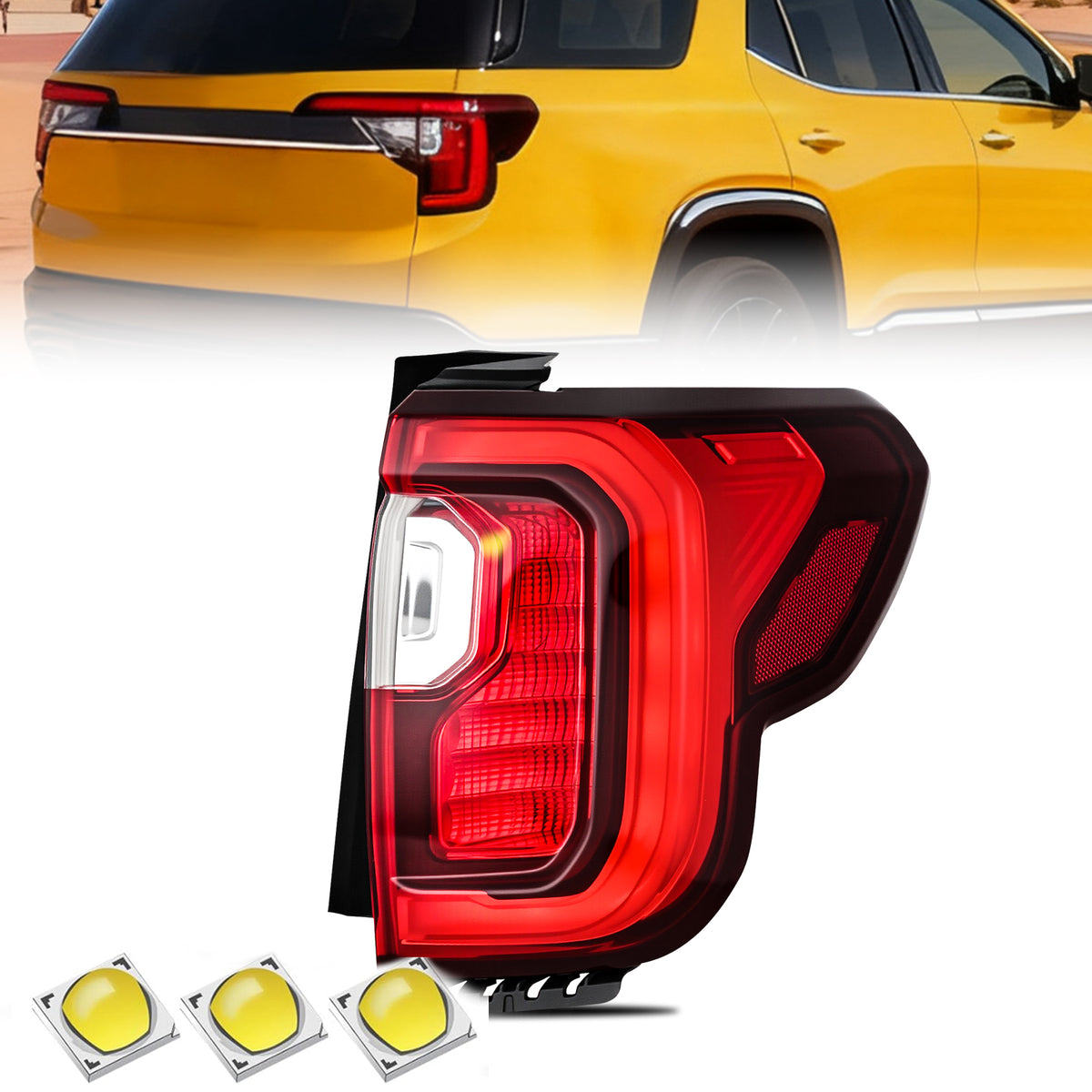 Taillight Assembly Compatible with 2020 2021 2022 2023 GMC Acadia Tail ...
