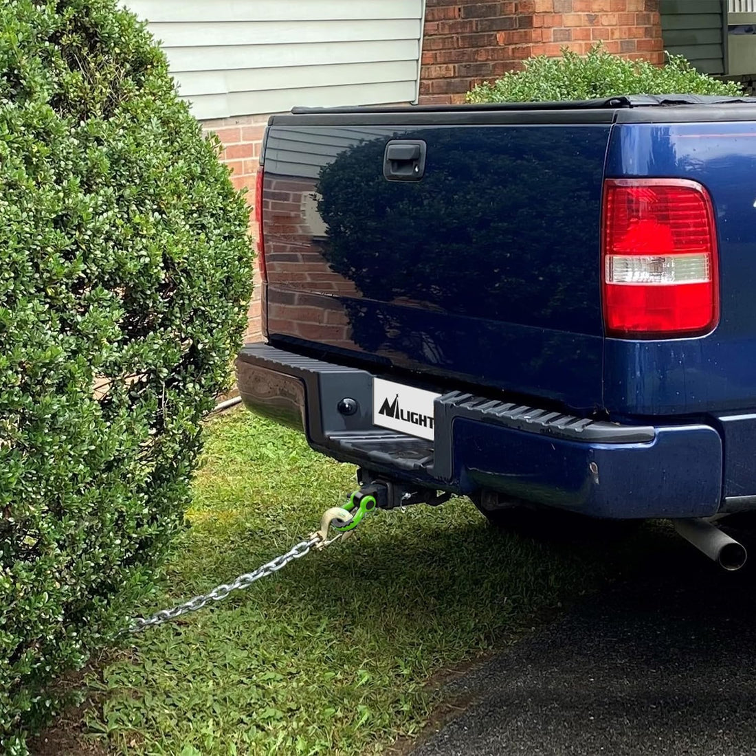 2 Inch Shackle Hitch Receiver 3/4 Inch D Ring Kit Green – Nilight