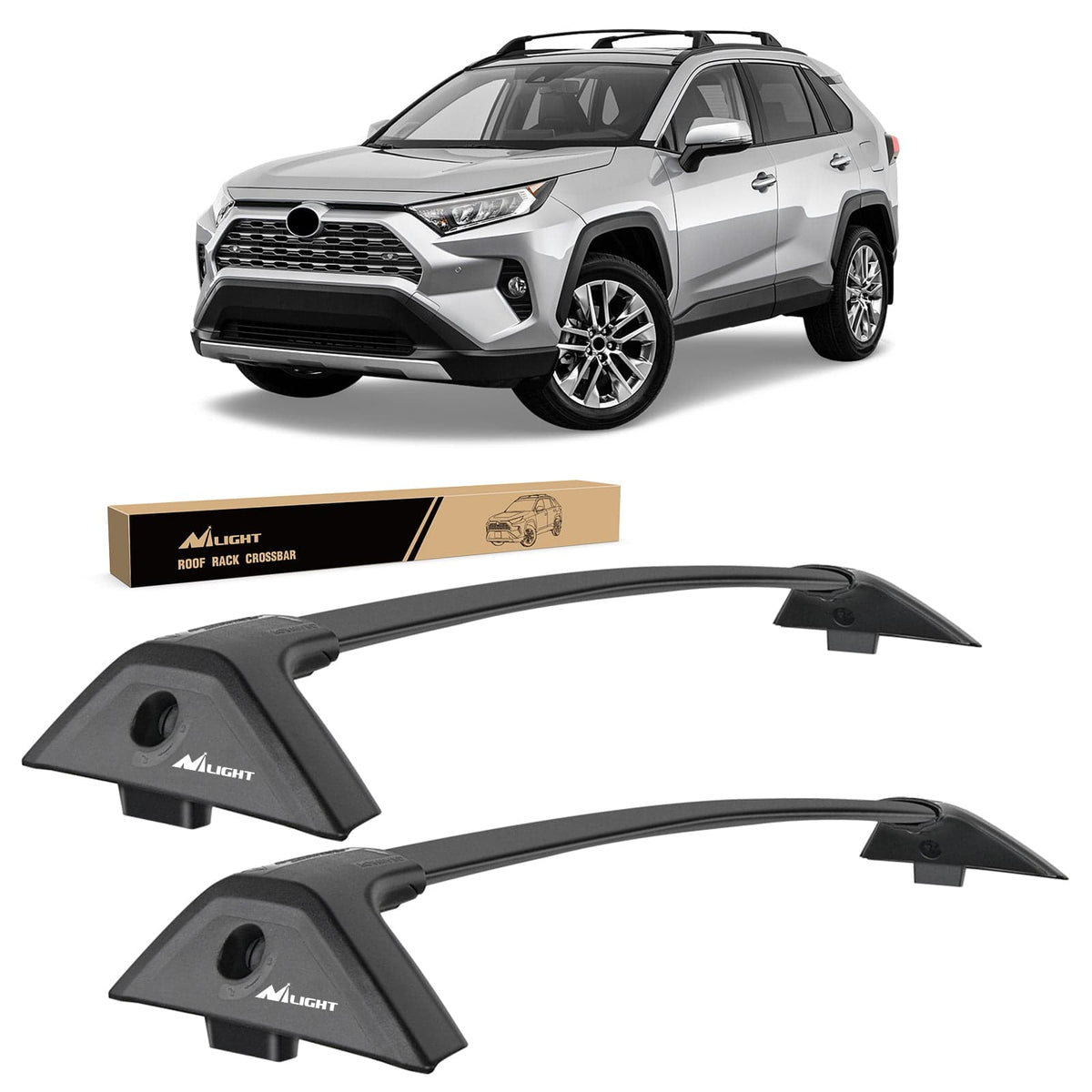 2019 2020 2021 2022 2023 Toyota RAV4 Roof Rack Cross Bars Aluminum Ant ...
