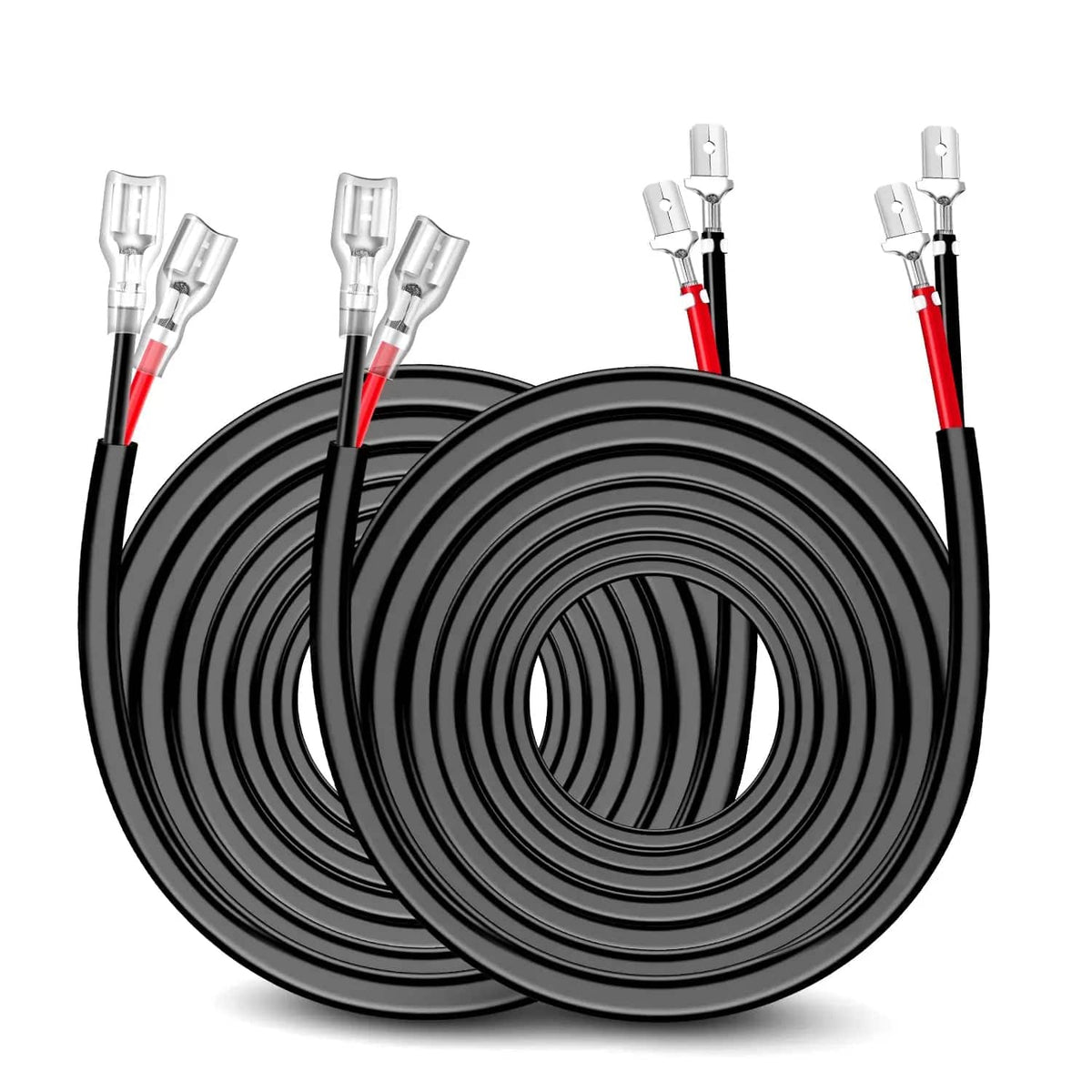 2PCS 16AWG 20FT Wire Extension Kit For LED Light Bar/Led Pods/LED Work ...