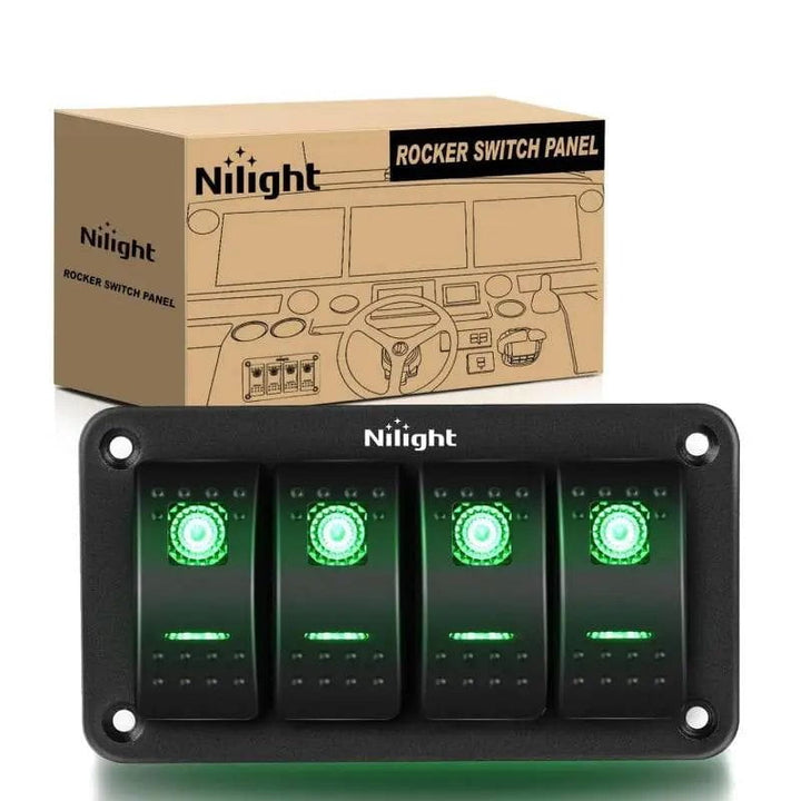 4Pcs Rocker Switch Holder Panel Housings – Nilight