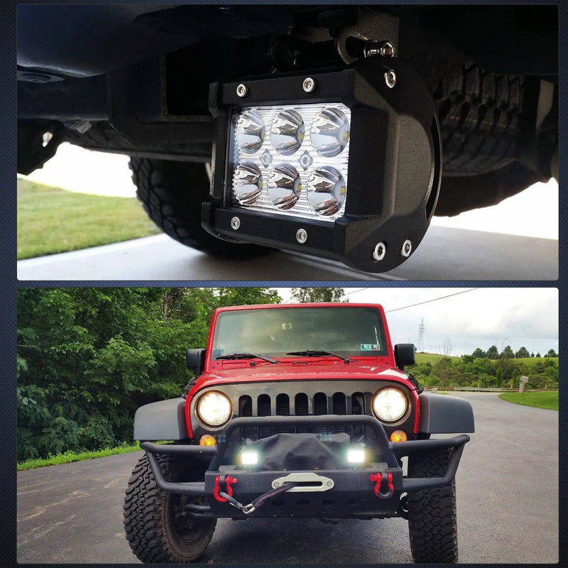 Aluminum Alloy Light Bar Mounting Brackets - Nilight