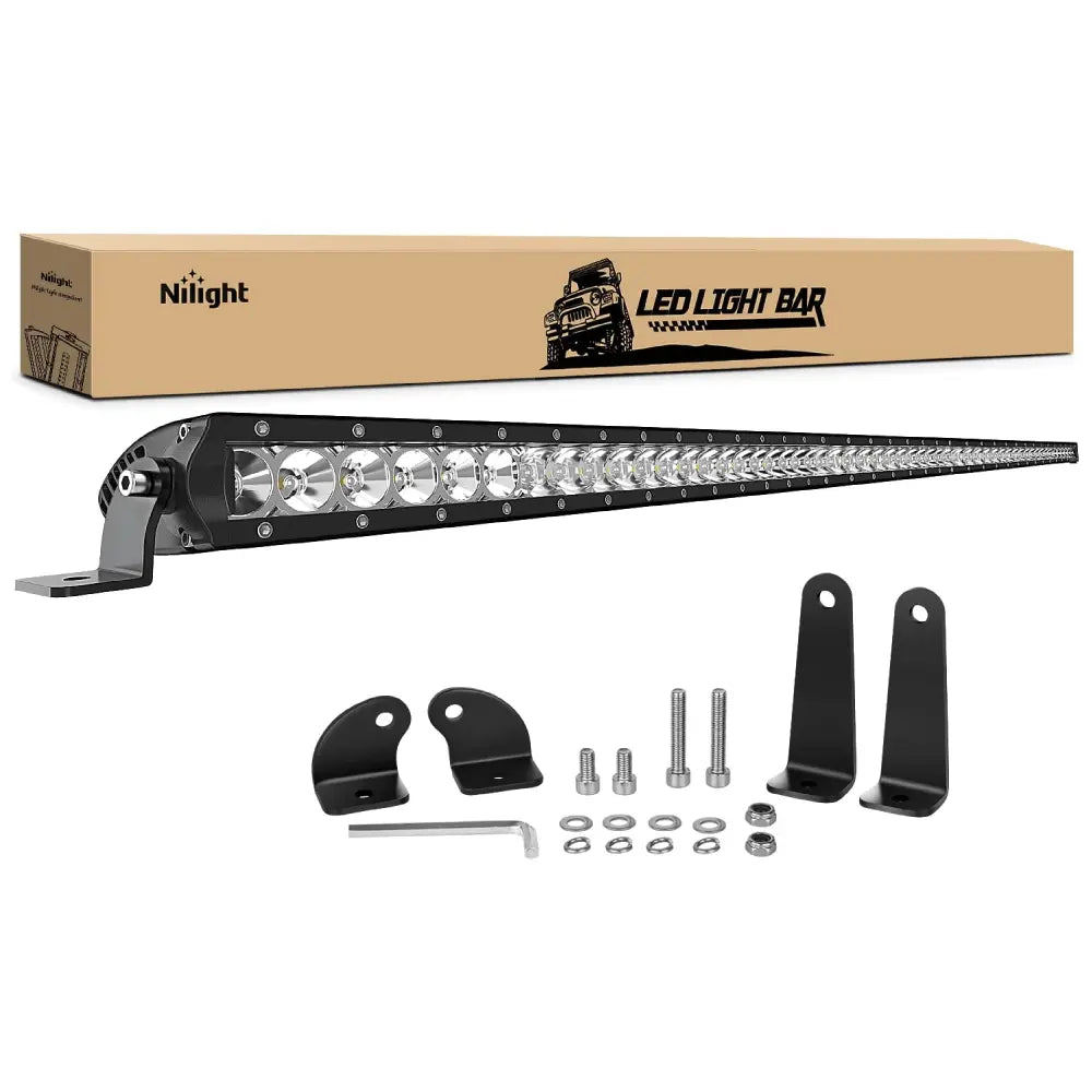 51 Inch 250W 25000LM Slim Spot Flood LED Light Bar – Nilight