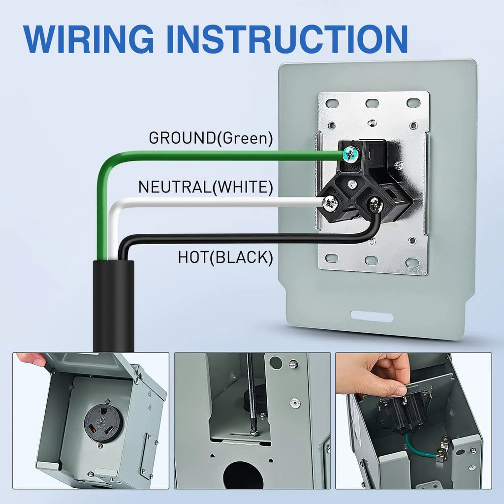 30AMP RV Power Outlet Box – Nilight